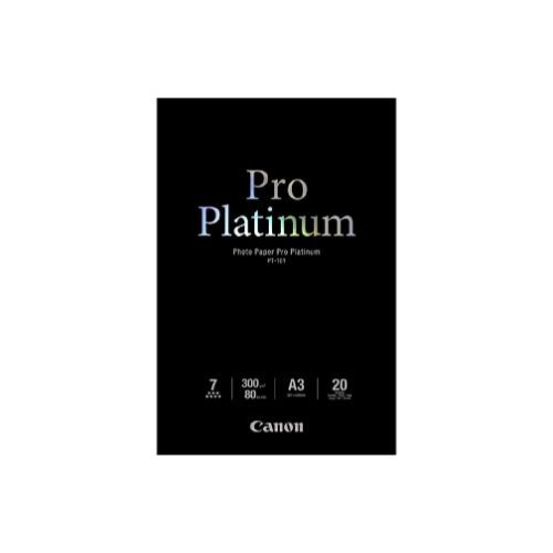 Photo Paper - Canon - A3 - Pro Platinum - 300gsm - White - Pack of 20 ...