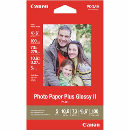 Photo Paper - Canon - 4 x 6 Inch - PP301 - Glossy - 265gsm - Pack of ...