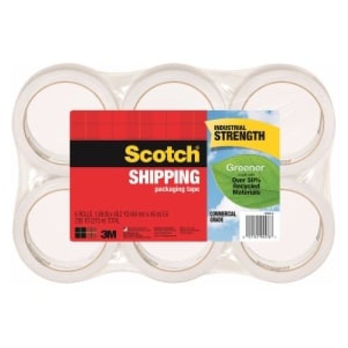 Scotch - Shipping Tape - 48mm x 45m - Clear - (Pack of 6) | Skout ...