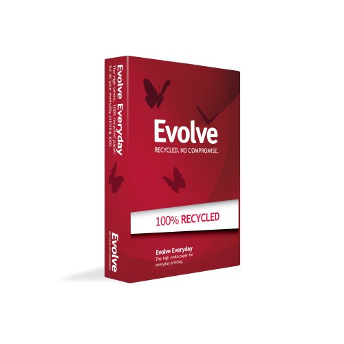 Copy Paper - Evolve - A3 - 100% Recycled - 80gsm - White (Pack of 500 ...