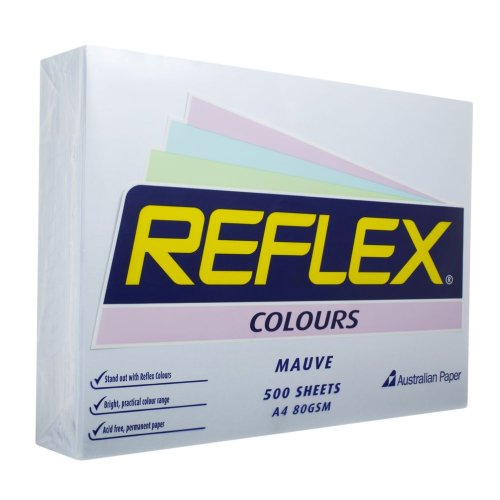 A4 Copy Paper - Reflex Tints Mauve | Skout Office Supplies