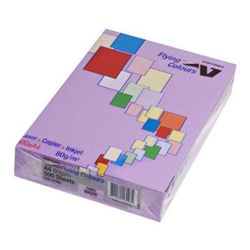 Copy Paper - Flying Colours - A4 - Taro Mauve - Pack of 500 | Skout ...