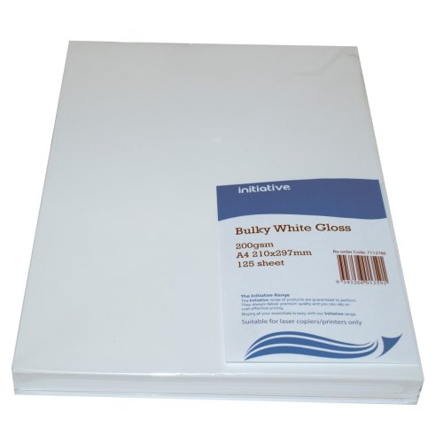 Gloss Copy Paper - Initiative - A4 - 200gsm - White - 125 Sheet | Skout ...