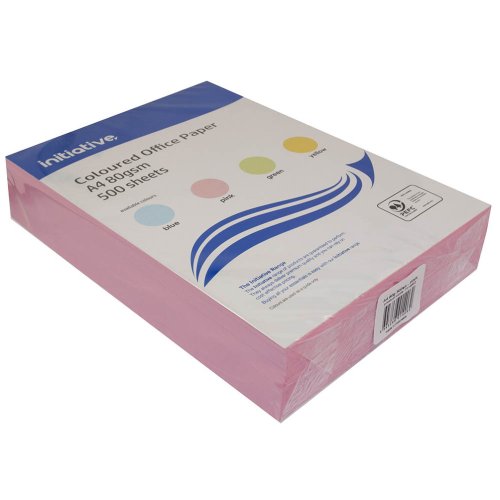 Copy Paper - Initiative - A4 - Tints - Pink | Skout Office Supplies