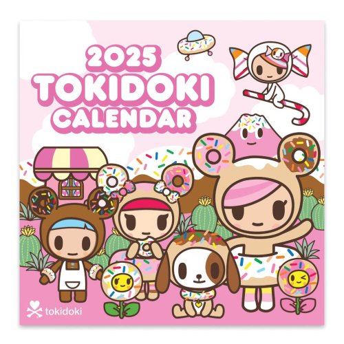 Orange Circle 2025 Calendar Tokidoki 12 x 12INCHES | Skout Office Supplies
