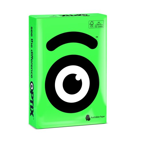 A4 Paper - Optix - 80gsm - Reva Green - 500 Sheets | Skout Office Supplies