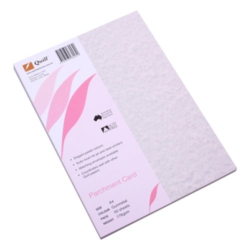Parchment Card - Quill - A4 - 176gsm - Gunmetal - Pack of 50 | Skout ...