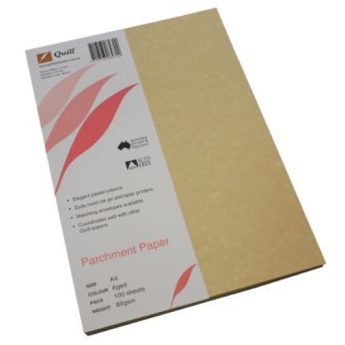 A4 Parchment Paper - 90gsm Aged 100Pk | Skout Office Supplies