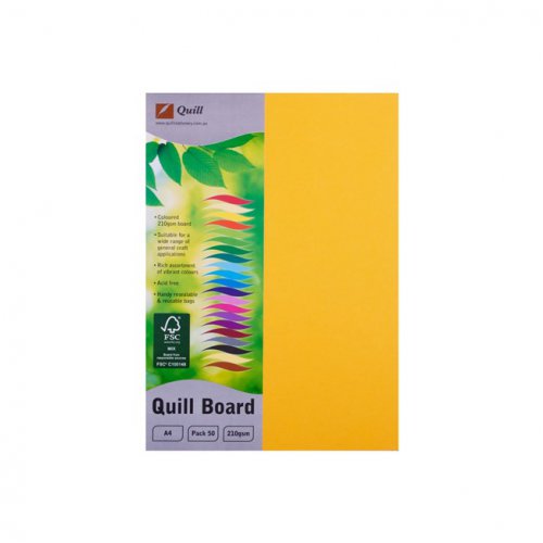 XL Multiboard - Quill - A4 - 210gsm - Sunshine - Pack of 50 | Skout ...