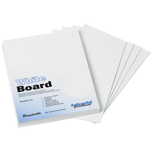 Cardboard - A4 - 250gsm - White - Pack of 50 | Skout Office Supplies