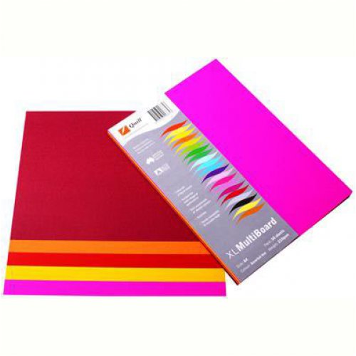 XL Multiboard - Quill - A4 - 210gsm- Assorted Hot - Pack of 50 | Skout ...