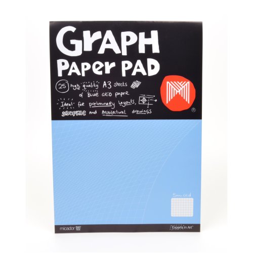 Graph Pad - Micador - A3 - 5mm - 25 Sheets | Skout Office Supplies