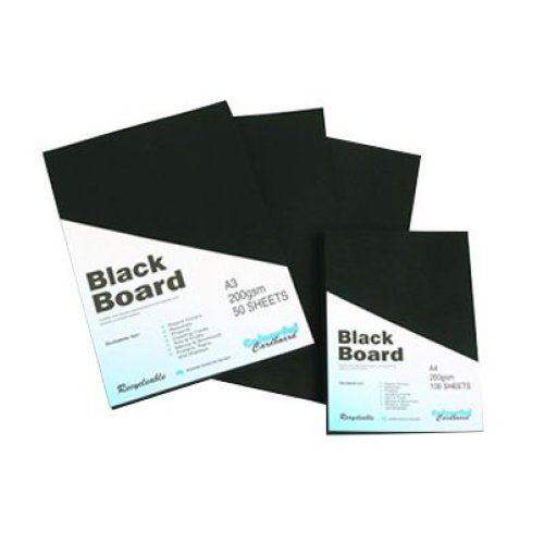 Colourboard - Cumberland - A4 - 200gsm - Black - Pack of 50 | Skout ...