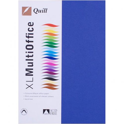 XL Multioffice Paper - Quill - A4 - Royal Blue - 80gsm - 500 Sheets ...