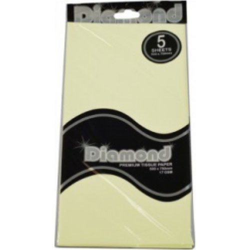 Tissue Paper - Diamond - 500x750mm - 17gsm - Cream - 5 Sheets | Skout ...