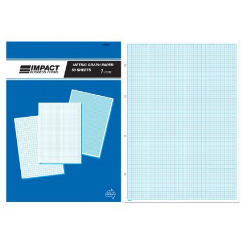 Graph Pad - Impact - A3 - 1mm - 50 Sheets | Skout Office Supplies