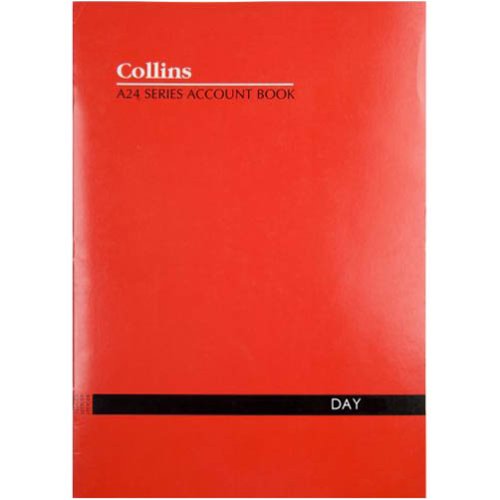 Account Book - Collins - A4 - A24 - Day - 24 Leaf | Skout Office Supplies