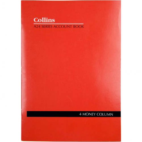 Account Book - Collins - A4 - A24 - 4MC - 24 Leaf | Skout Office Supplies