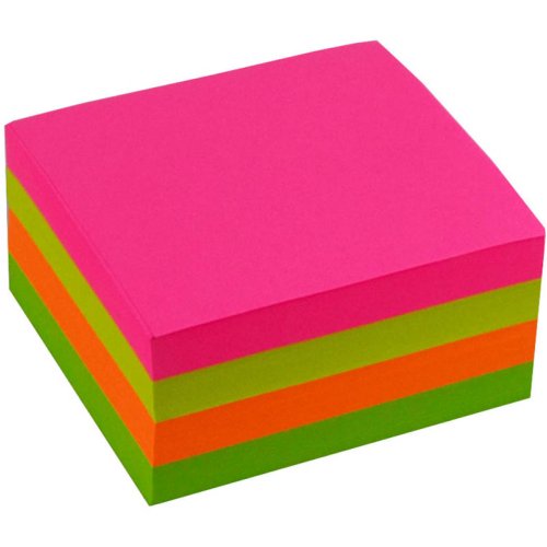 Memo Cube Refill - Italplast/kings - Neon Paper - I130 | Skout Office ...