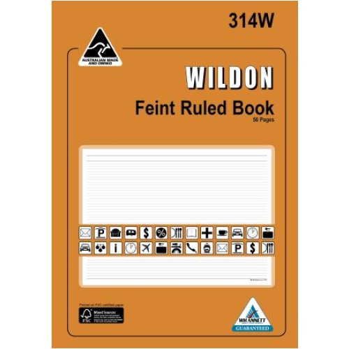 Feint Ruled Book - Wildon - 314W - 56 Pages | Skout Office Supplies