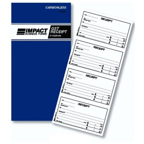 Impact GST Receipt Triplicate CS435 | Skout Office Supplies
