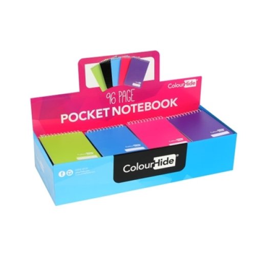 Note Book Marbig Colourhide Spiral 96pg Counter Dply 48 Asst | Skout ...