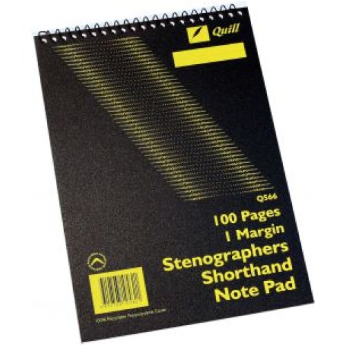 Note Book Quill Q566 Spiral T/o S/hand 100pg | Skout Office Supplies