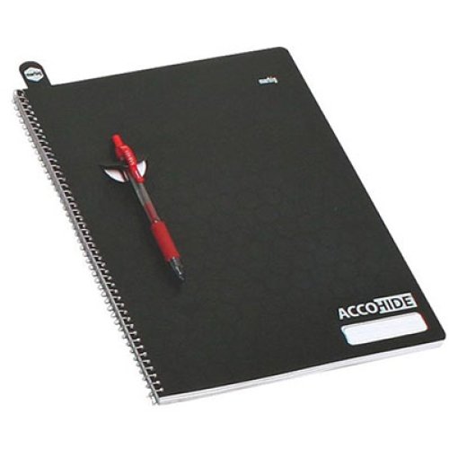 Notebook - Marbig - A4 - Accohide - 120pg | Skout Office Supplies