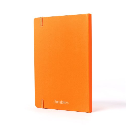 Notebook - Jumble and Co - A5 - Moodler - Ruled - 160 Page - Orange ...