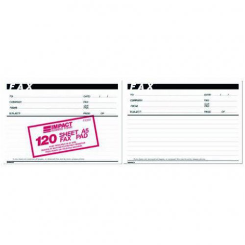 Fax Pad - Impact - FX350 - A5 - 120 Sheet | Skout Office Supplies