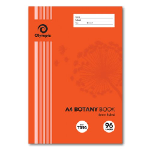 Botany Book - Olympic - A4 - 8mm - 96 Page | Skout Office Supplies