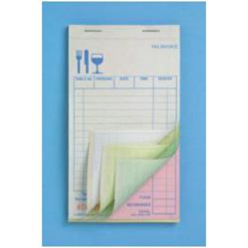 Restaurant Docket Book - Zions - 15Q - Quad Carbonless - 165x95mm ...