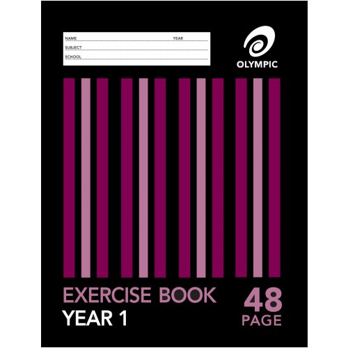 Exercise Book - Olympic - 225x175mm - Year 1 - 48 Page | Skout Office ...