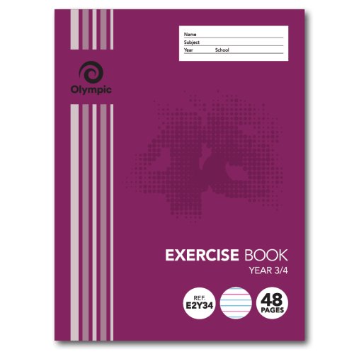 Exercise Book - Olympic - 225x175mm - Year 3/4 - 48 Page | Skout Office ...