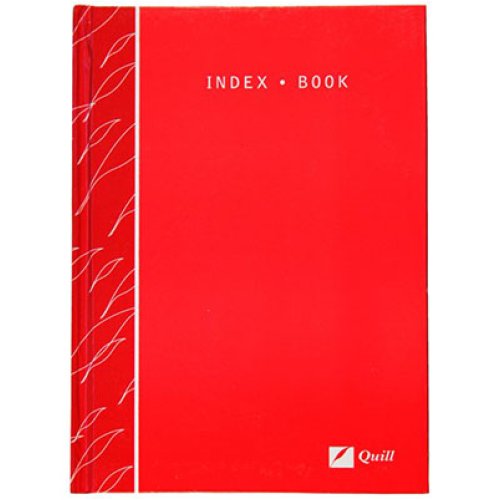 Index Book - Quill - A5 - Hard Cover Case Bound - 160pg | Skout Office ...