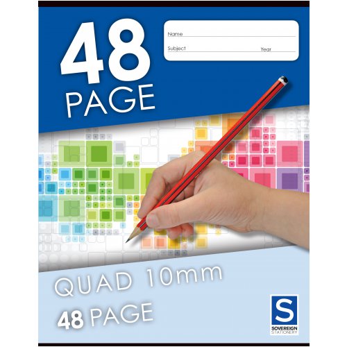 Quad Book - Sovereign - 225x175mm - 10mm - 48 Page | Skout Office Supplies