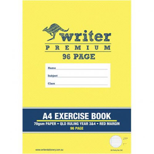 Exercise Book Writer Premium A4 Year 3/4 Sea Shell 96 Page | Skout ...