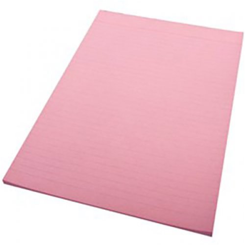Office Pad - Writer Premium - A4 - Bond 2 Sided Ruled - Pink - 50 Sheet ...