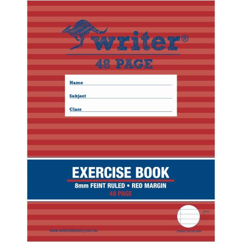 Exercise Book - Writer - 225x175mm - 8mm Feint - 48 Page | Skout Office ...
