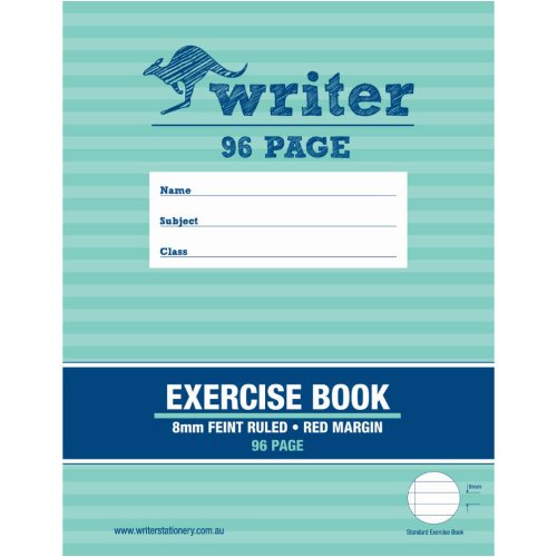 Exercise Book - Writer - 225x175mm - 8mm Feint - 96 Page | Skout Office ...