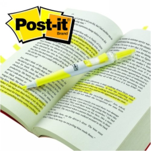 Post-It Flags and Yellow Highlighter (Thin Style) | Skout Office Supplies