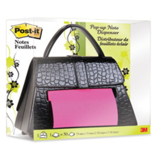 Post it note dispenser 76 x 76 654-US Purse Design | Skout Office Supplies