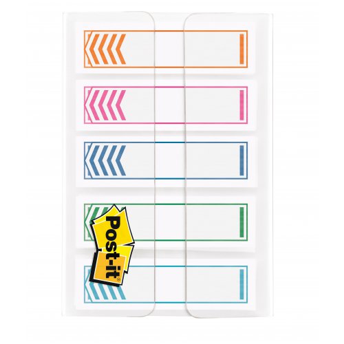 Arrow Flags - Post-it - Writable - 12mm - Assorted Colours - Pack of ...