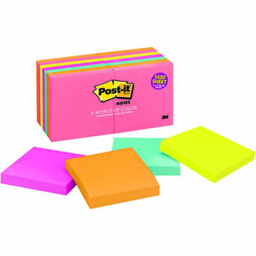 Post-It Notes - Capetown - 654-14AN - 76 x 76mm - Pack of 14 | Skout ...