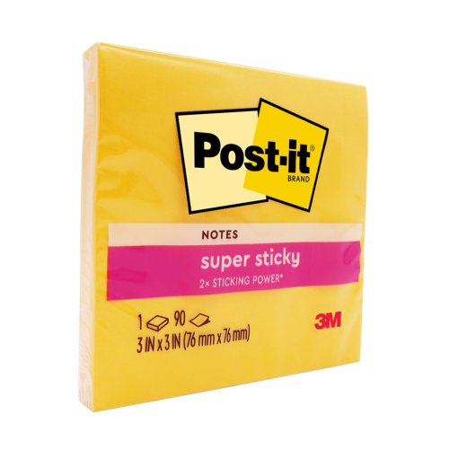 Post-it Notes - 654-1S53Y - 76x76mm - 90 Sheet Yellow - Pack of 12 ...