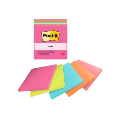 Post-it Notes - 654-5AN - 76 x 76mm - Poptimistic - 5 Pack | Skout ...