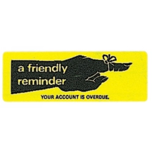 Adhesive Label - Quikstik - Friendly Reminder - Box of 125 | Skout ...