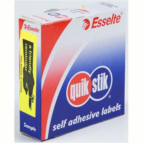 Adhesive Label - Quikstik - Friendly Reminder - Box of 125 | Skout ...