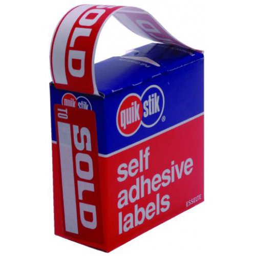 Adhesive Label - Quikstik - Sold To - Box of 160 | Skout Office Supplies