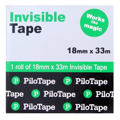 Invisible Tape - Pilotape - 18mm x 33m | Skout Office Supplies